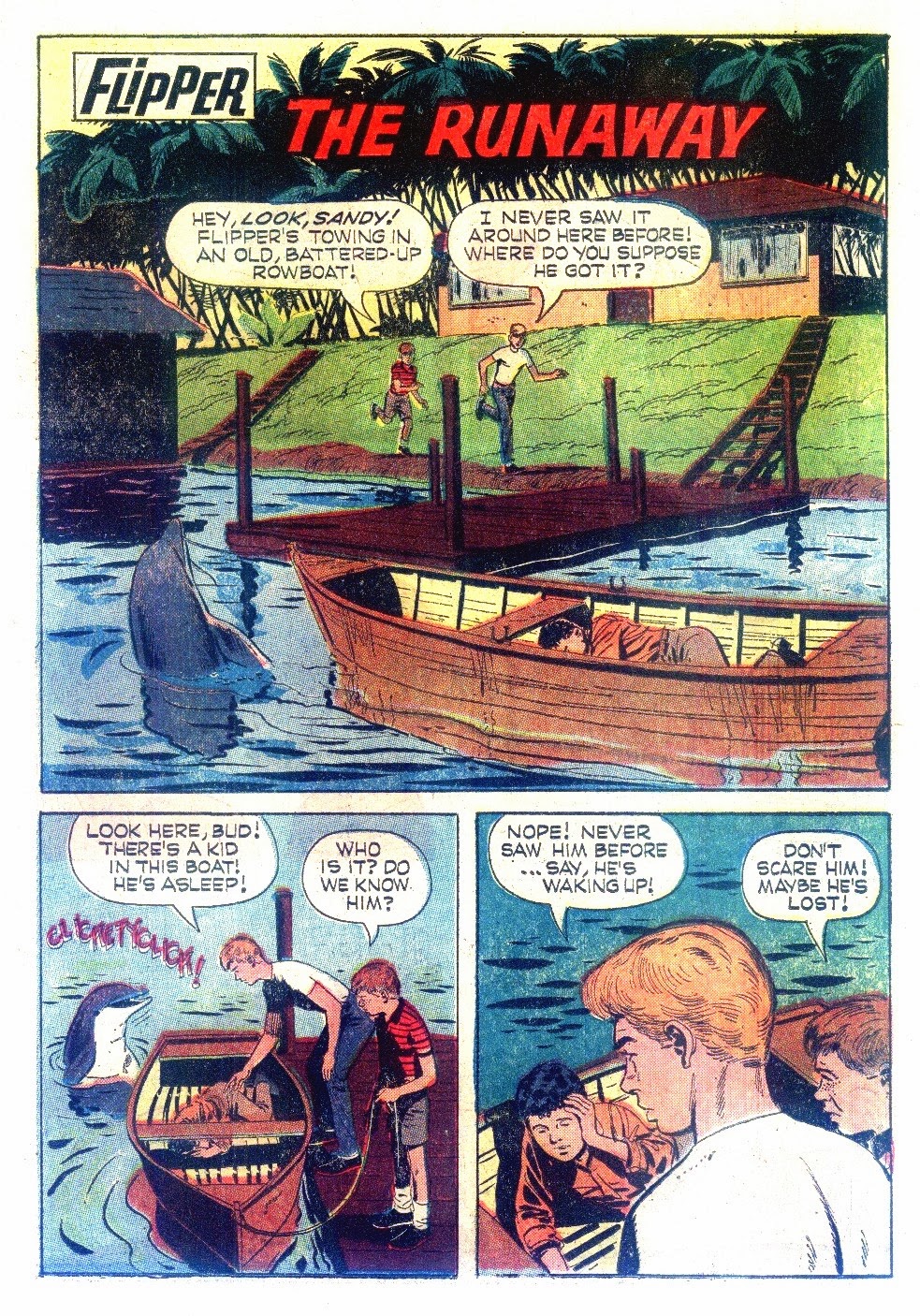 Saved From The Paper Drive: Comic Book Short Story~ Flipper in "The ...