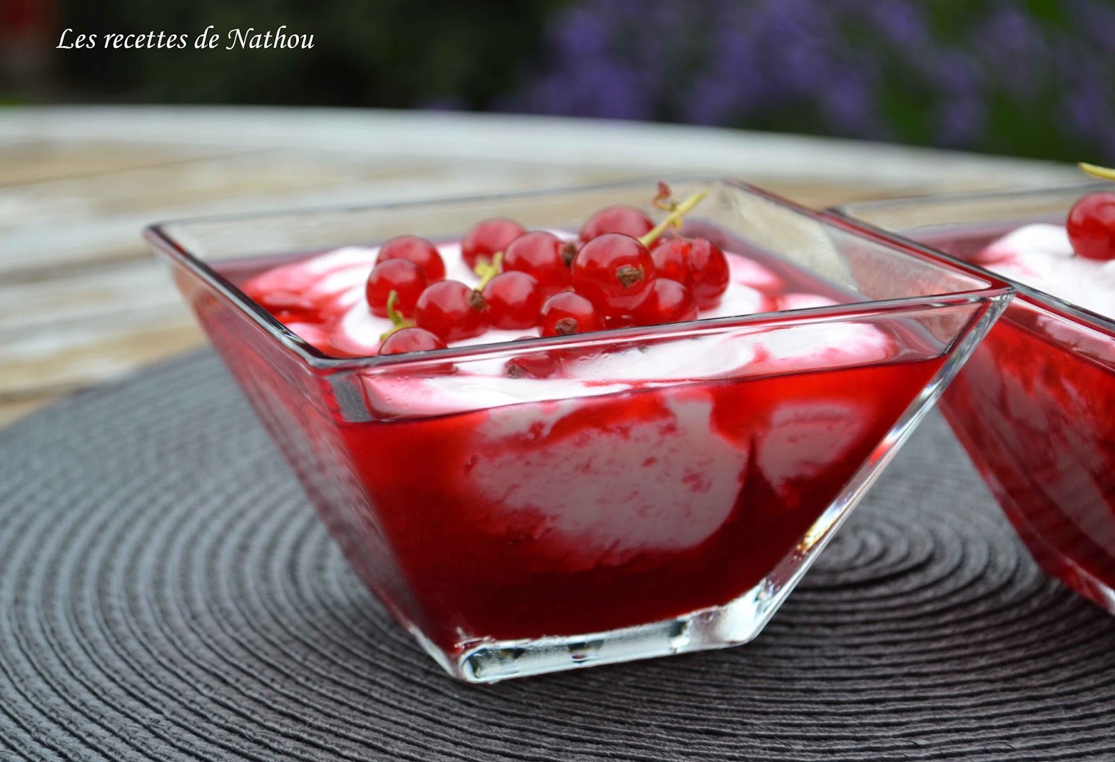 Ma cuisine au fil de mes idées...: Verrines de fromage frais au coulis ...