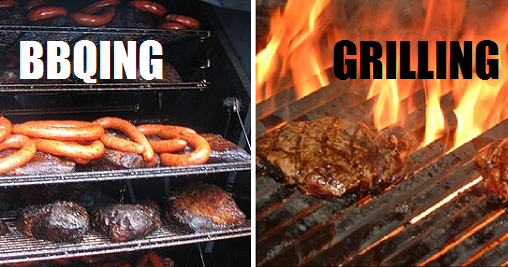 What do you know differences between Barbecuing and Grilling?