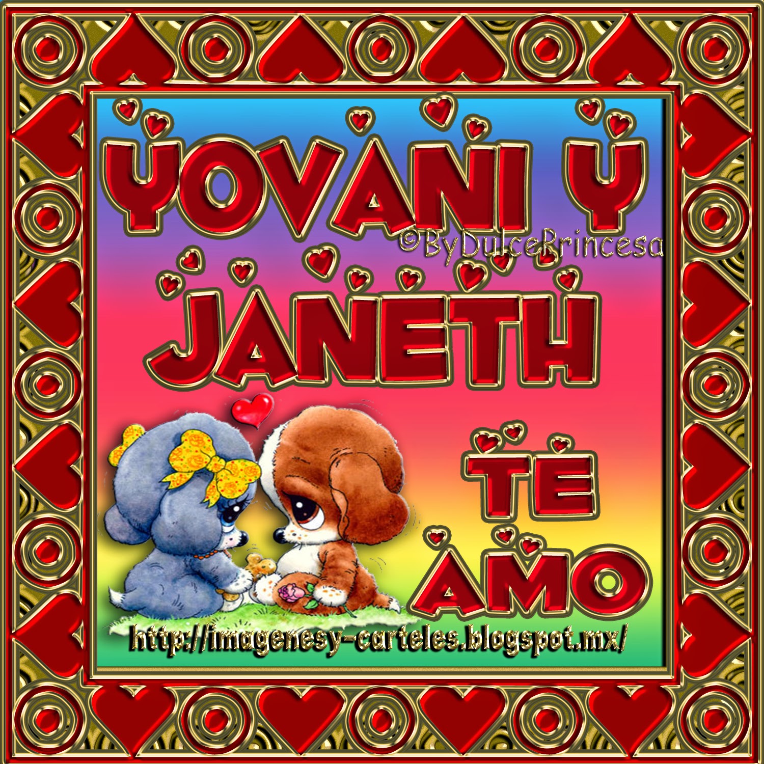 Imágenes y Carteles: YOVANI y JANETH... ENAMORADOS 1