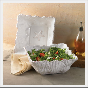 Seaside Inspired - Beach Decor: Seashell Tableware, Serving Pieces