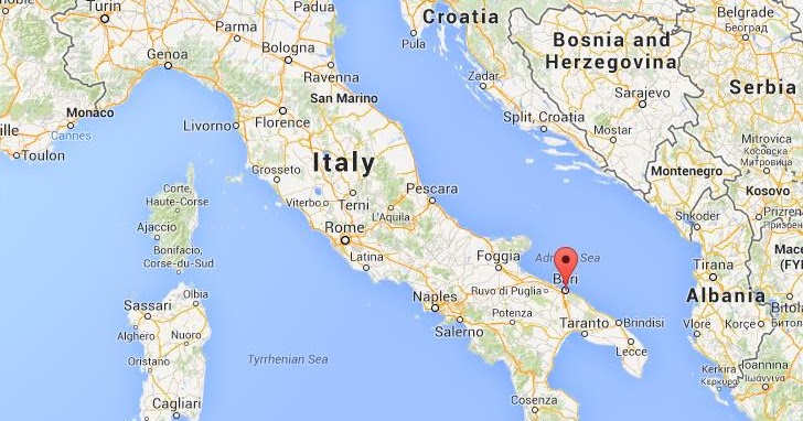 Stroud Is All Over the Place: Bari, Italy