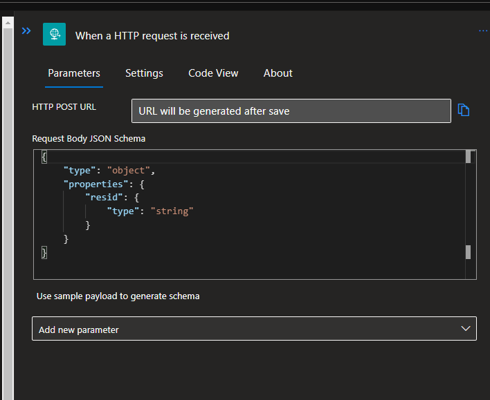 The logic app and the resource graph query