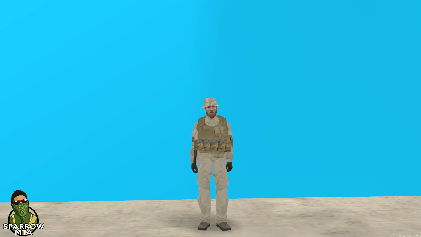 MTA SA American Army Skin Scripti