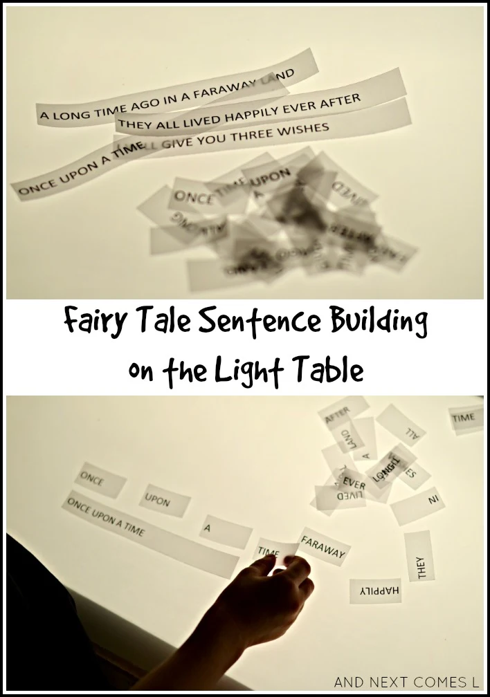 Fairy Tale Sentence Building on the Light Table | And Next Comes L ...