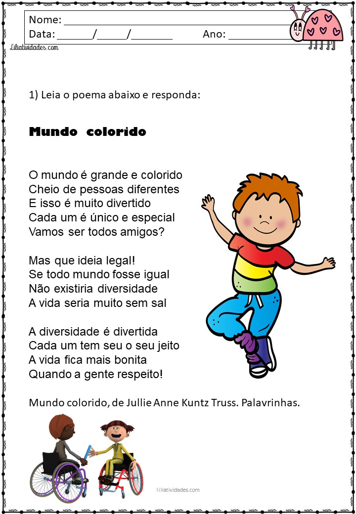 Mundo colorido- 3º/4º ano