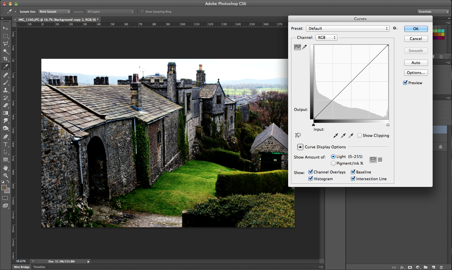 Final Major Project: Photoshop: step by step, Crosshatch