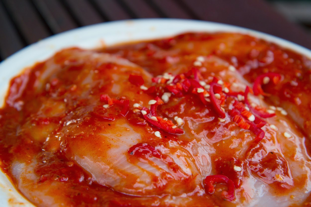 Santsikierros: Grillattu kana Jamie Oliverin tyyliin