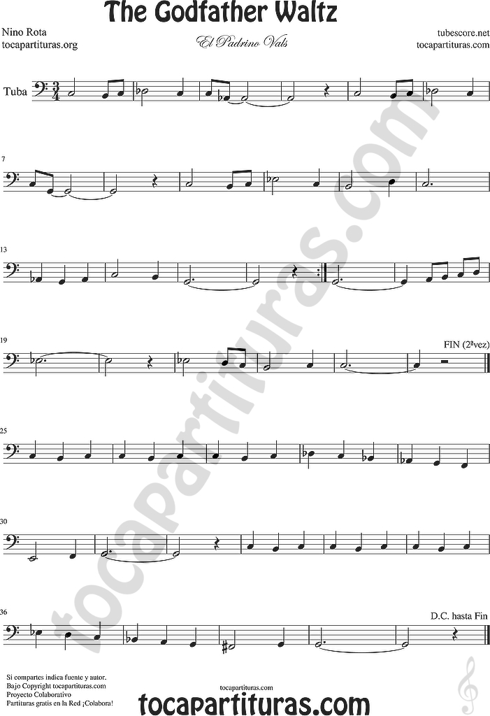 pánico Dedicar Irónico partitura el padrino flauta Naufragio puerta Popa