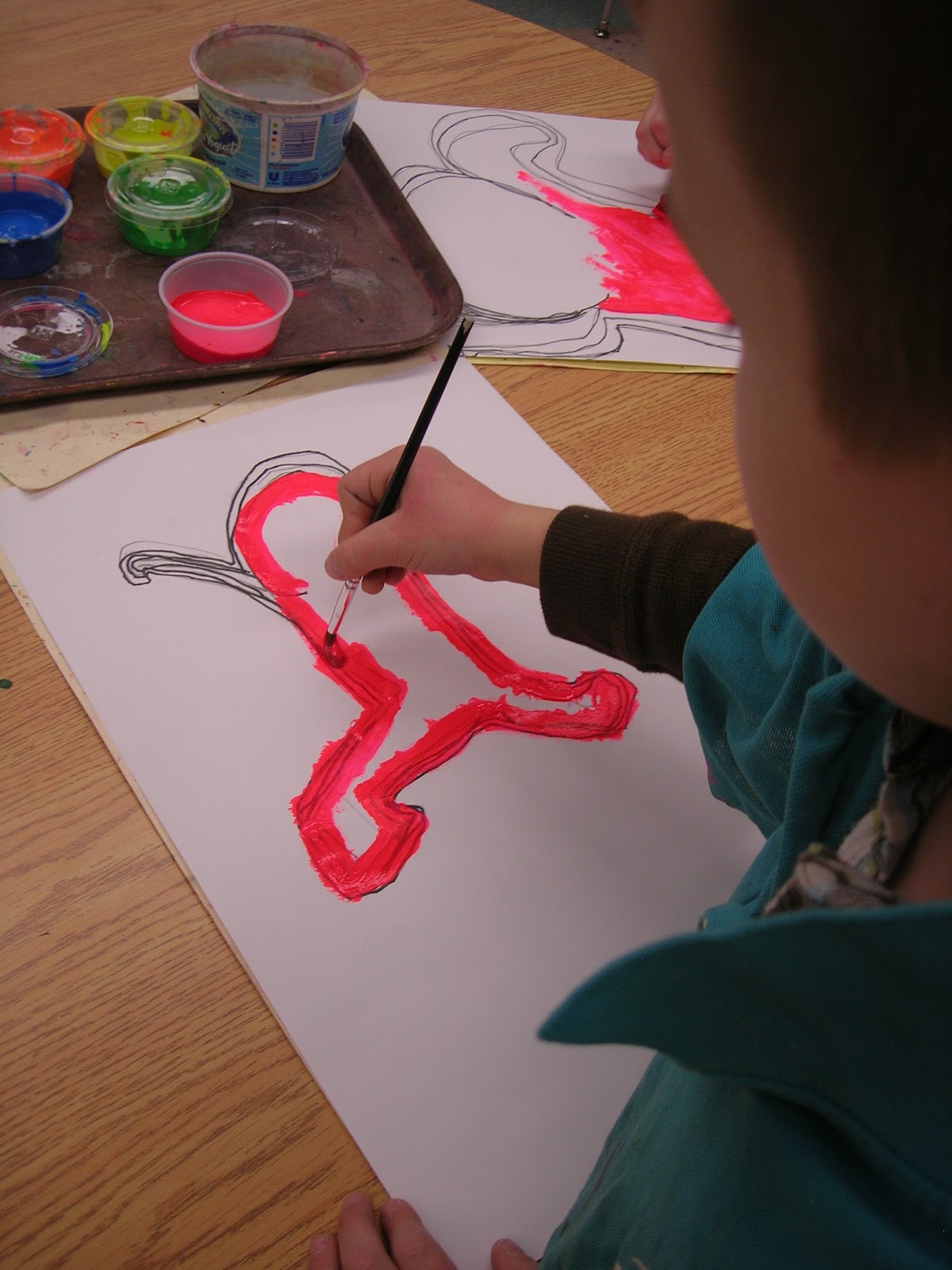 Mrs. Manzella's Student Gallery: 1ST GRADE: KEITH HARING ACTION FIGURES