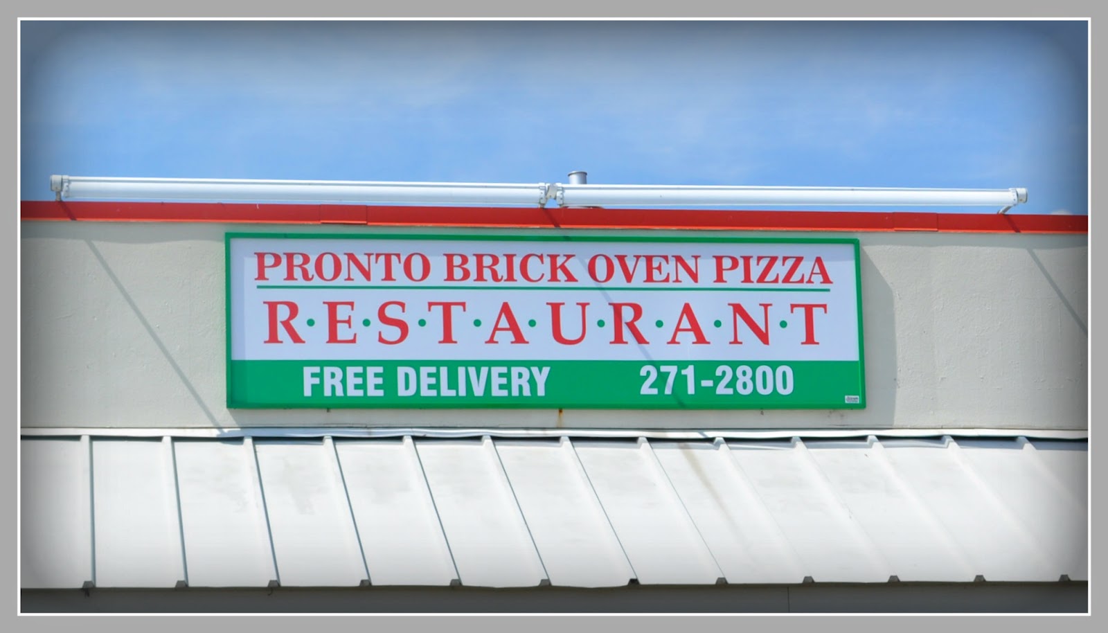 EverythingCroton: A VISIT TO PRONTO BRICK OVEN PIZZERIA & RESTAURANT