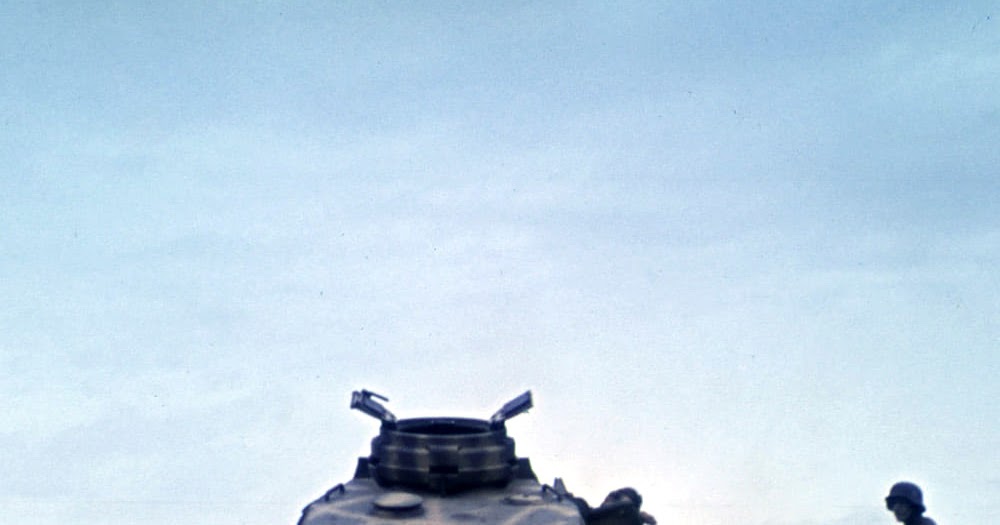 World War II in Color: Training of Panzer Attack in the East