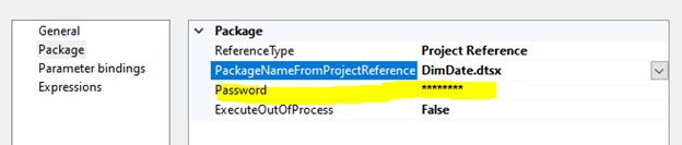 Microsoft Business Intelligence: Execute package task in SSIS