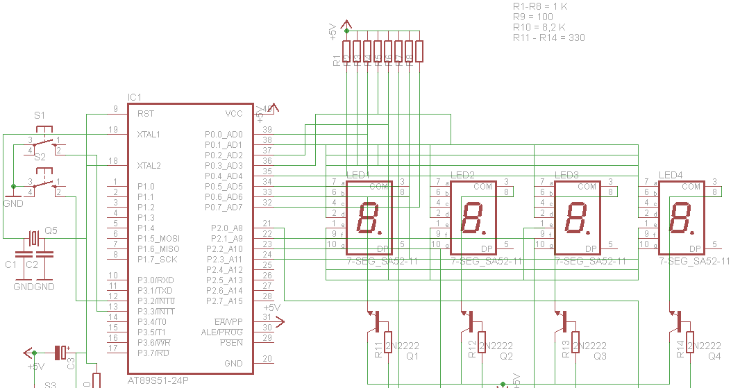 Skema Jam Digital 7 Segment | SyaifulDaffian Blog's