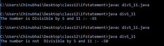 4. Write a Java program to check whether a number is divisible by 5 and ...
