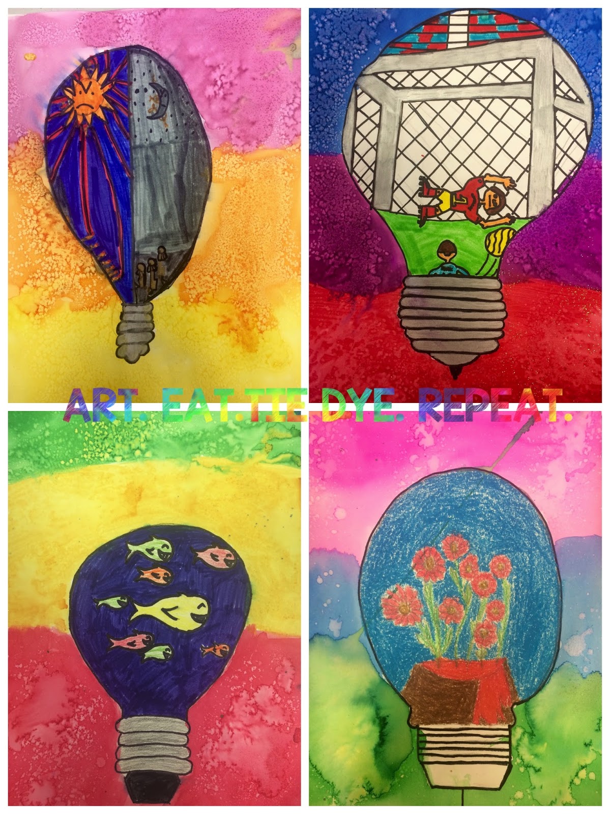Light Bulb Art Projects