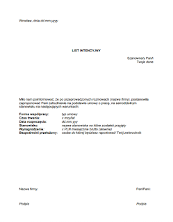 Rekruterka: List Intencyjny - co to jest i jak wygląda?