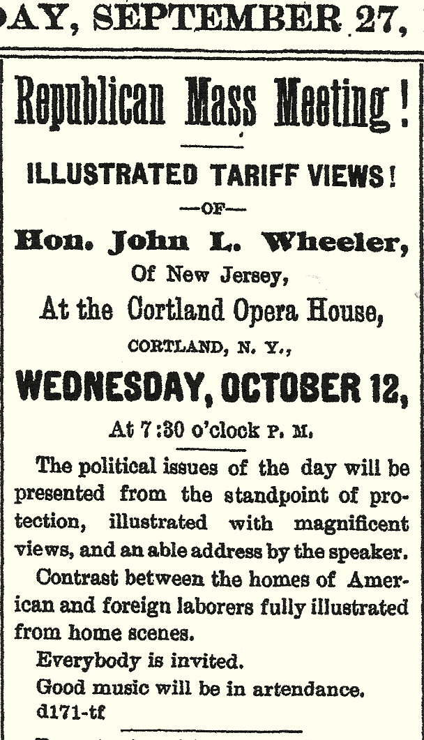 Cortland Contrarian: THAT WALKER TARIFF