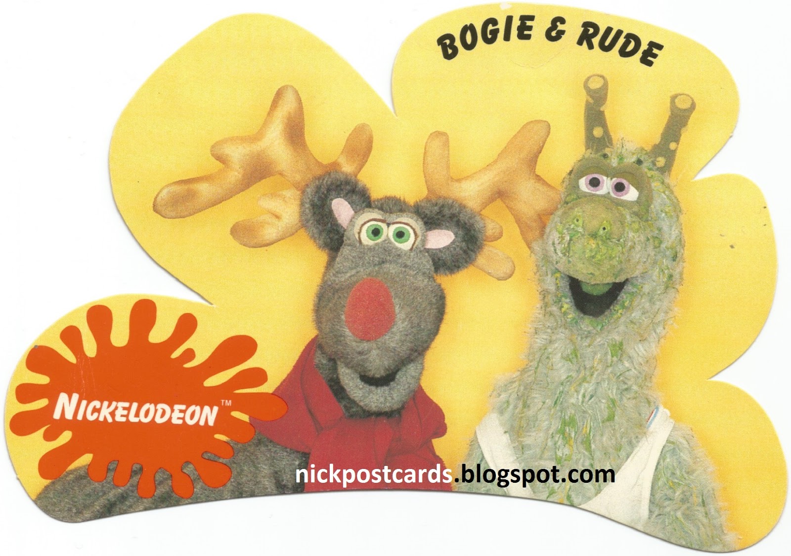 Postcards From Planet Nickelodeon: Bogey the Bogie and Rude the ...