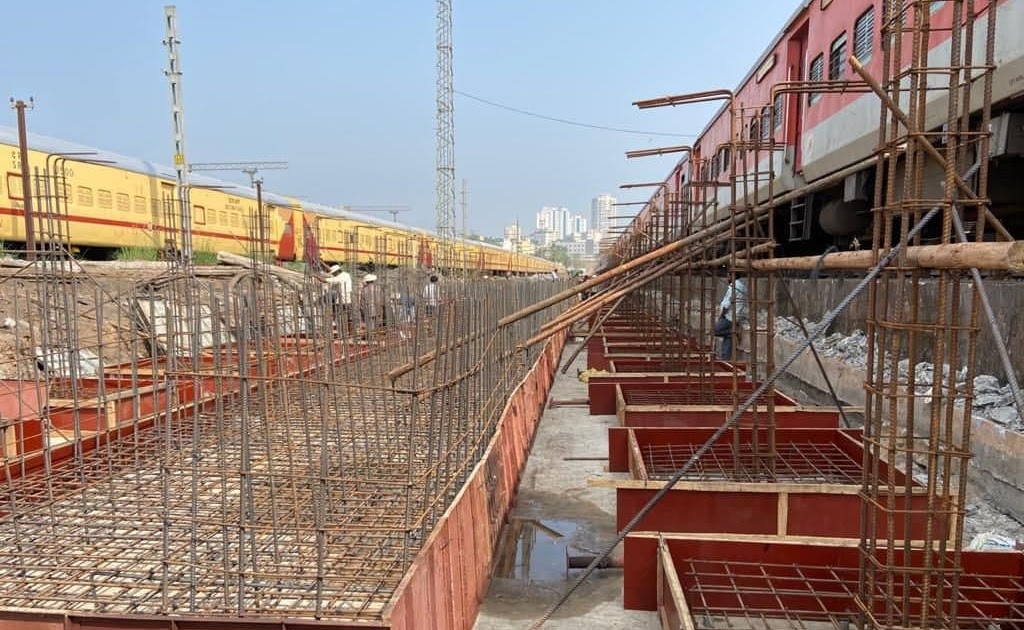 New pit line work commences at Mangaluru Central Railway station