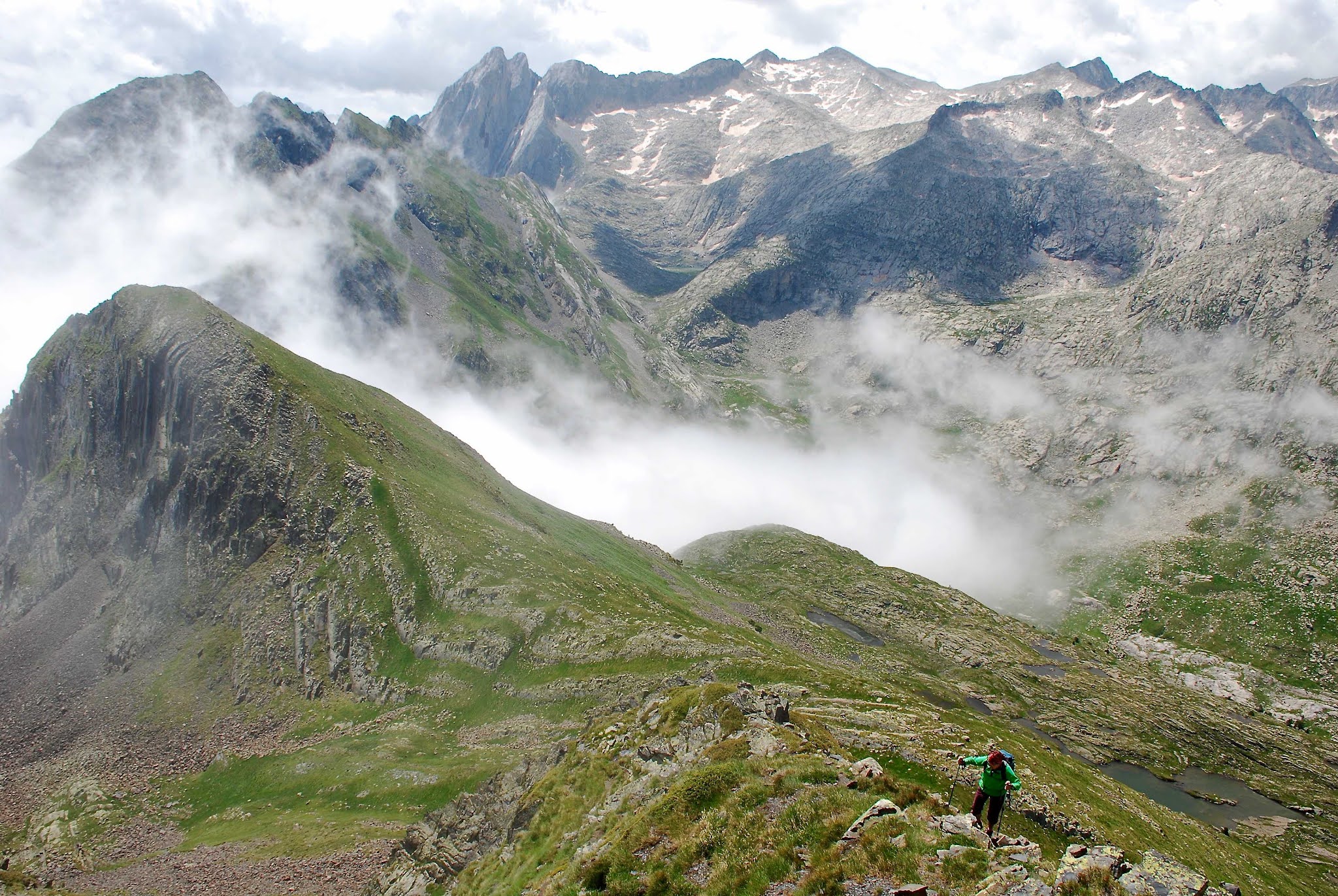 MENDIKOLORE: TUCA BLANCA DE POMÉRO, 2696 mt, PENA NERA 2581mt. Benasque ...