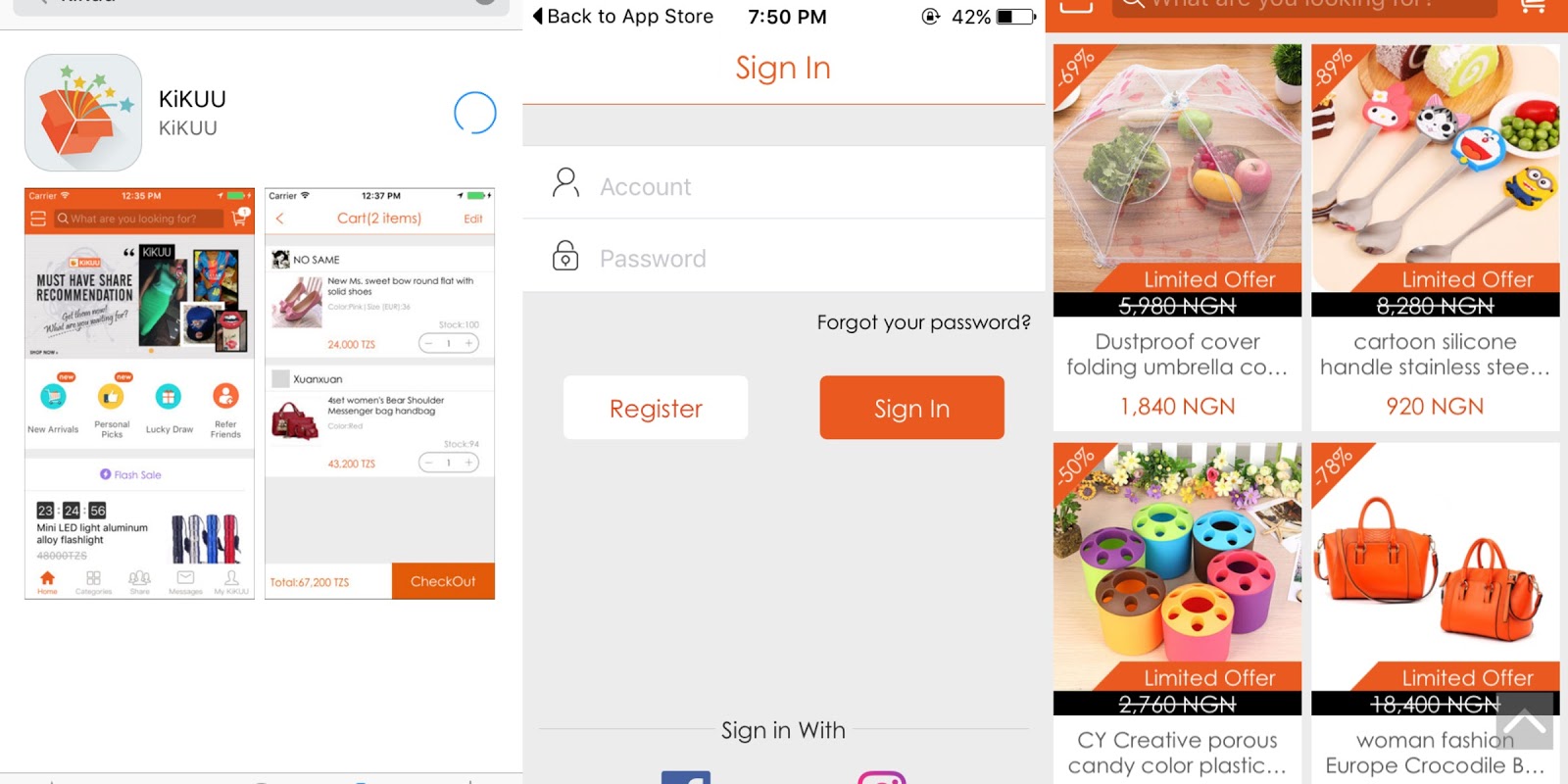 SHOP WITH KiKUU APP: GET FREE SHIPPING | Melody Jacob