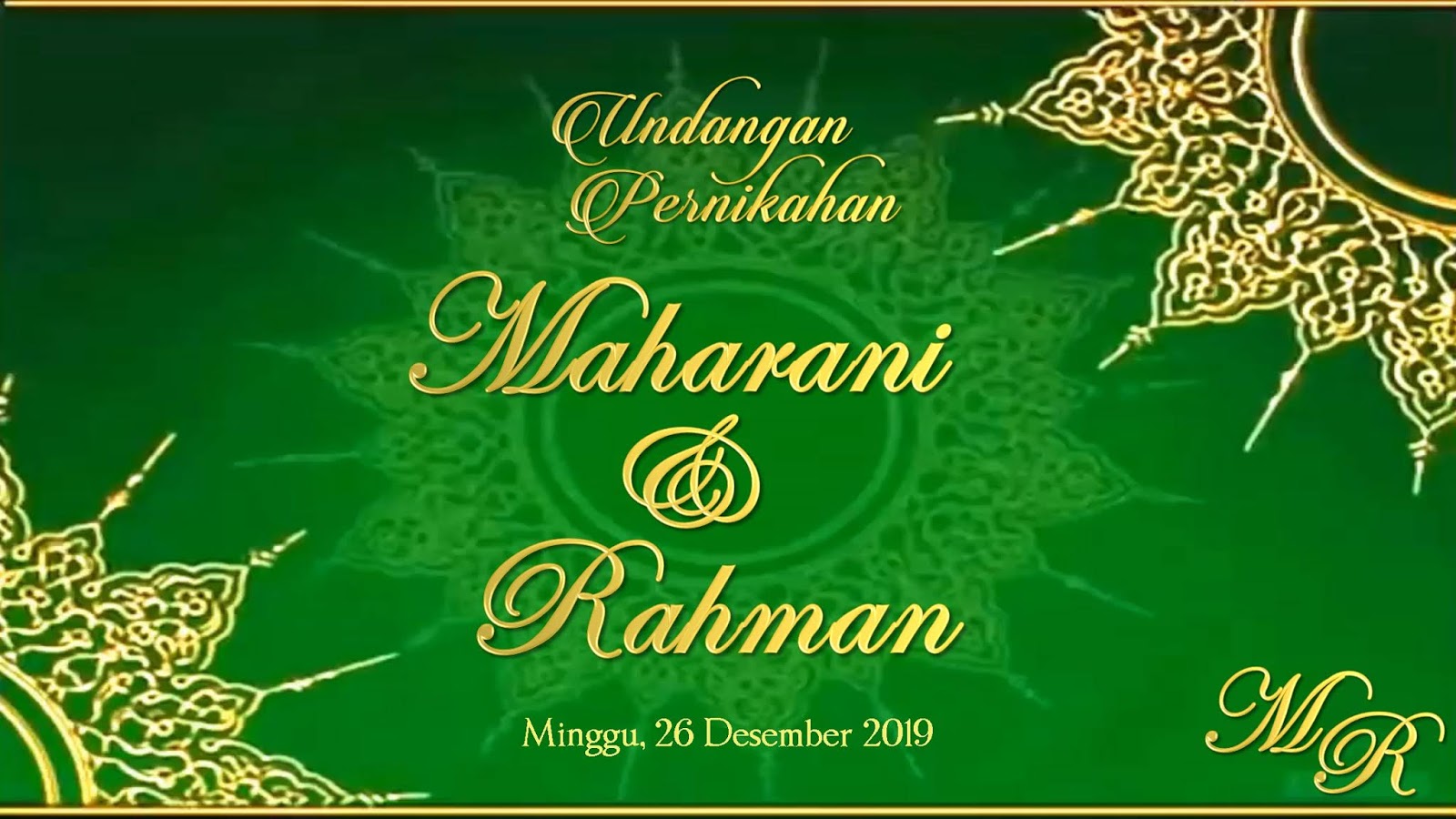 Free Template Power Point Undangan Pernikahan ke 12