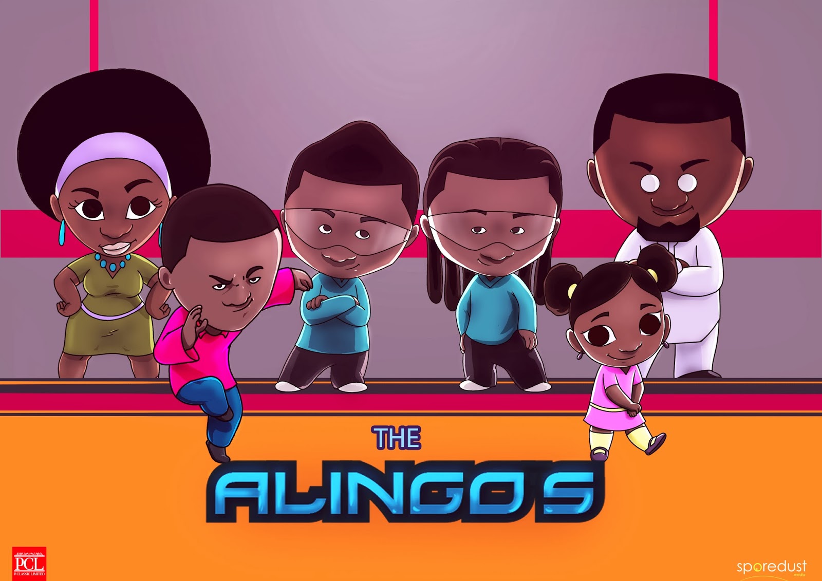 SHOWBIZPLUS: Breaking! P-Square unveils The Alingos Animated Series