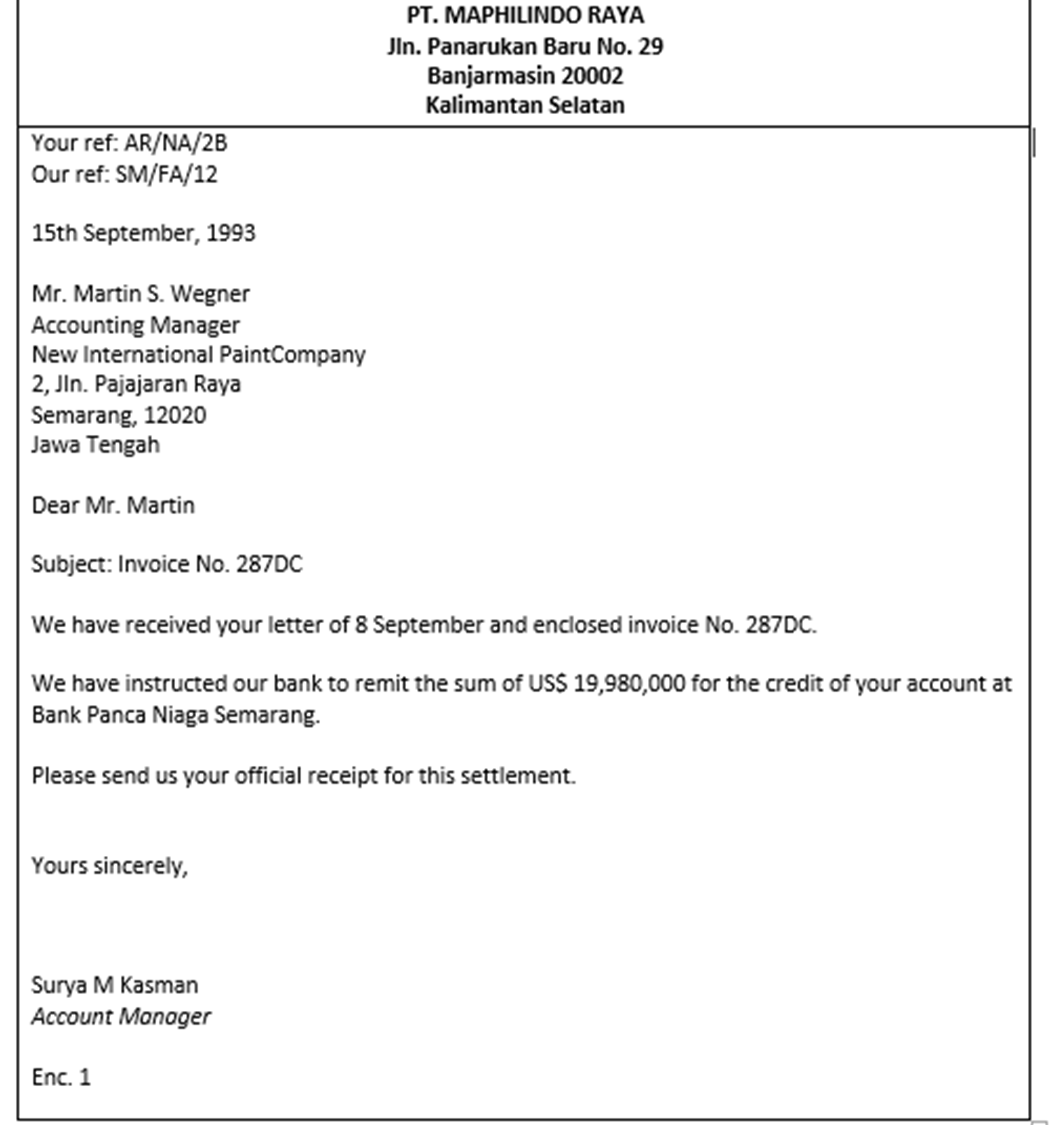 Making & Acknowledging Payment