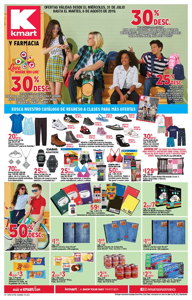 Ahorros Diarios Usando Cupones: Especiales válidos en las tiendas Kmart ...