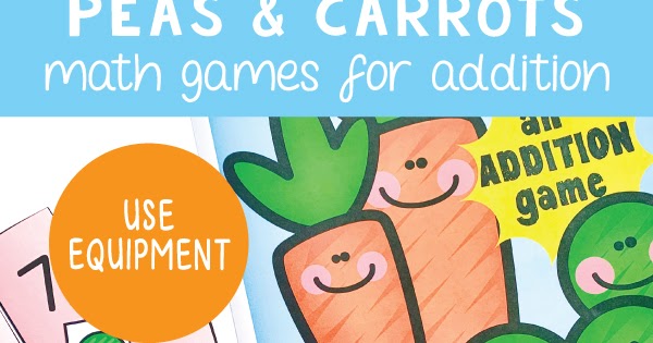 Peas and Carrots for Addition | From the Pond