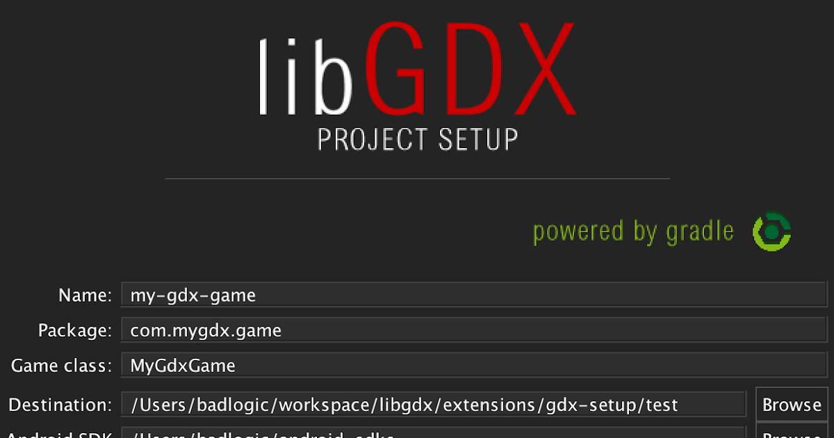 Libgdx Создание Libgdx проекта