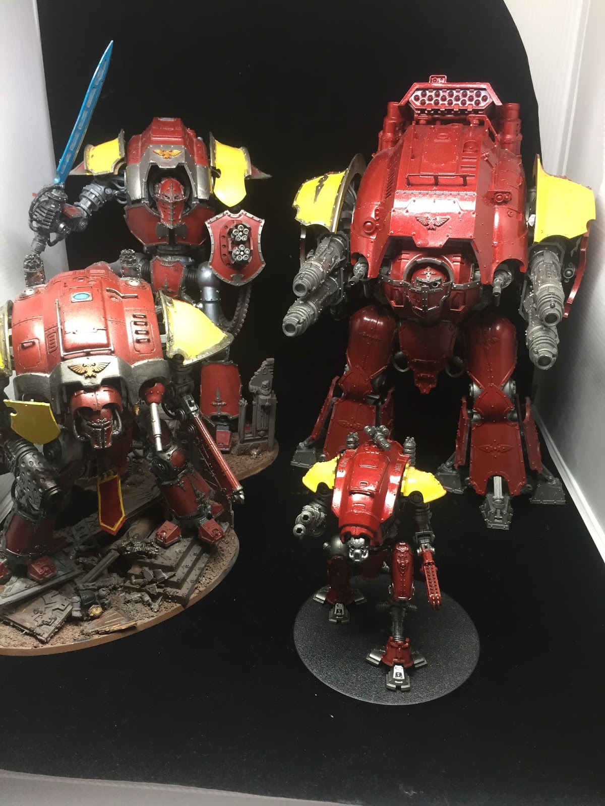 WeeMen: Imperial Knights - Armiger Warglaive - WIP
