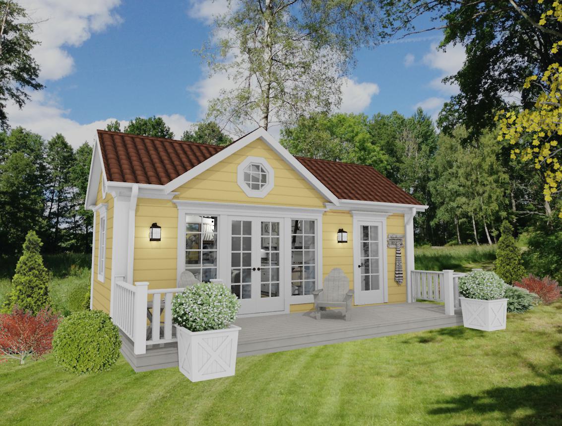 Den Vita Drömgården: Attefallshus - när arkitekten själv får välja!