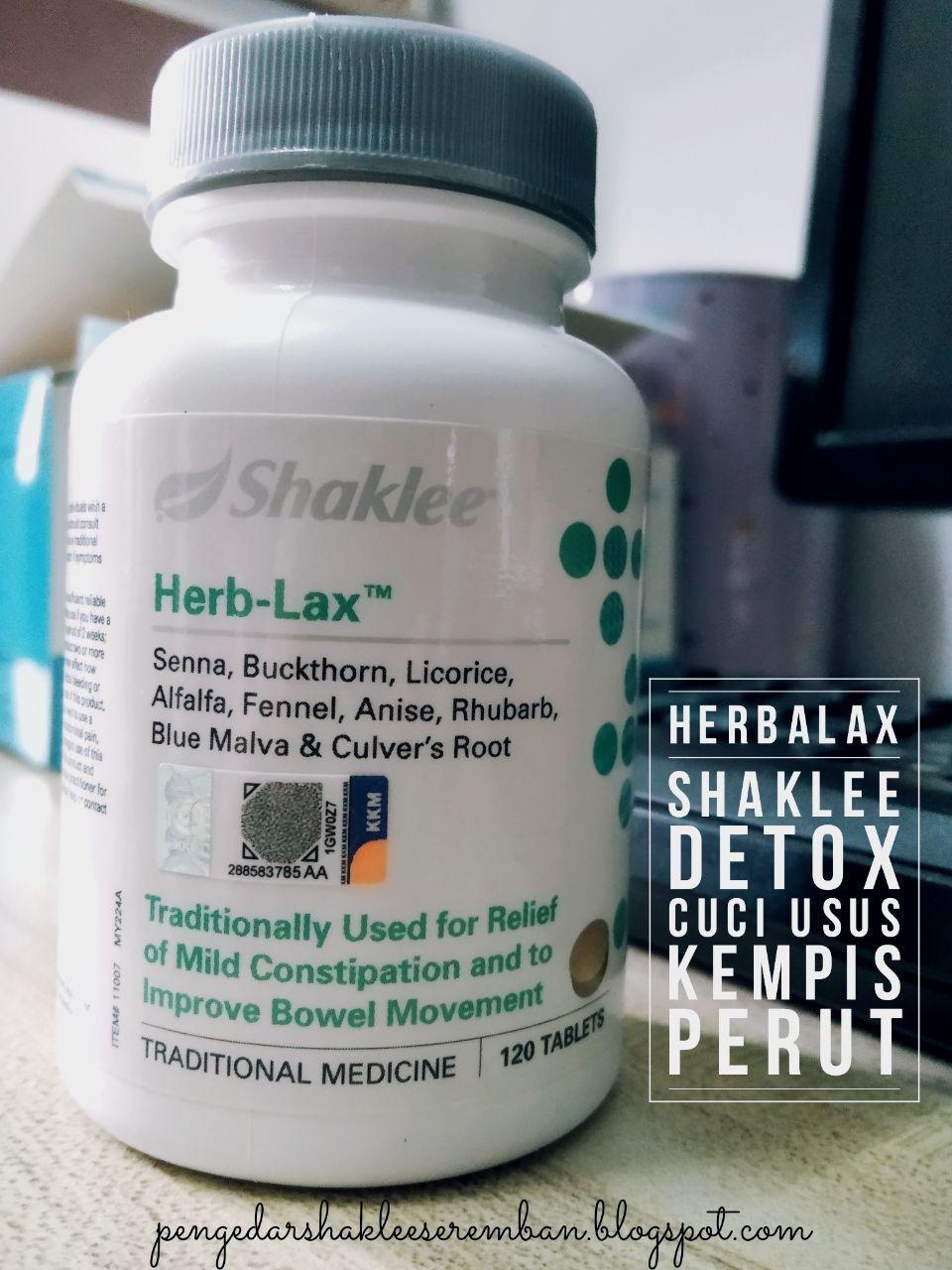Herb-Lax Shaklee: Detox Cuci Usus Untuk Kempis Perut