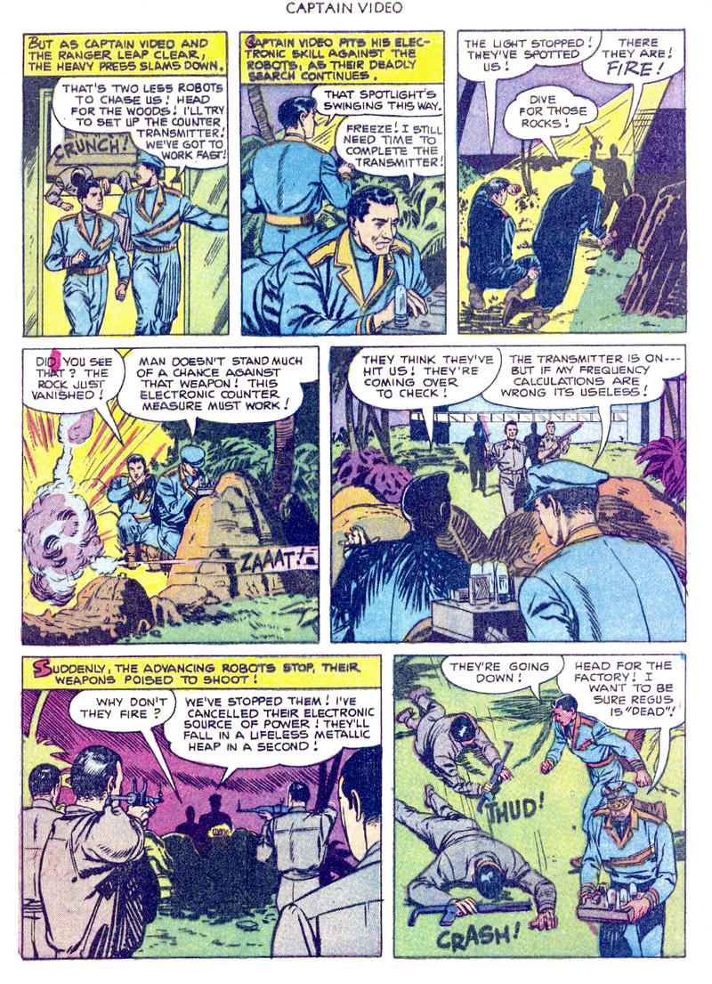 Pappy's Golden Age Comics Blogzine: Number 2394: Captain Video vs A.I.