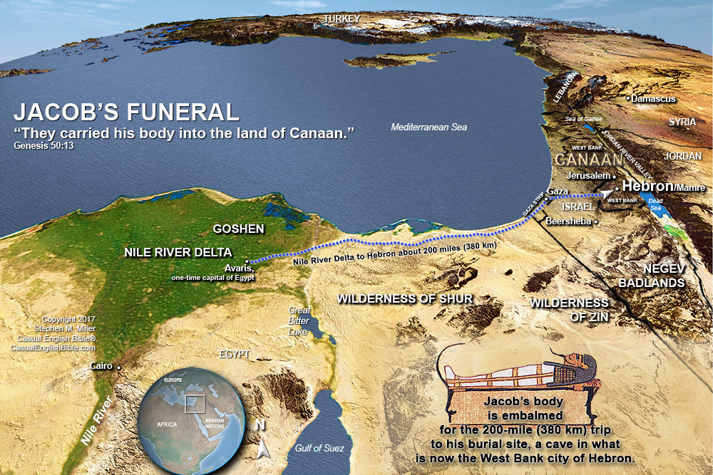 Daily Bible Challenge: Genesis 50 - Burial of Jacob, Death of Joseph