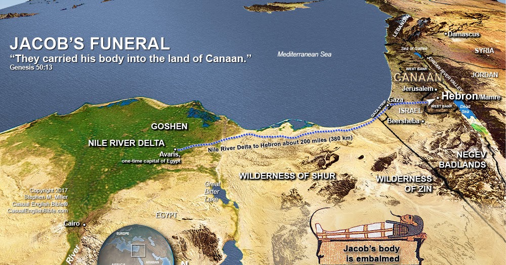 Daily Bible Challenge: Genesis 50 - Burial of Jacob, Death of Joseph