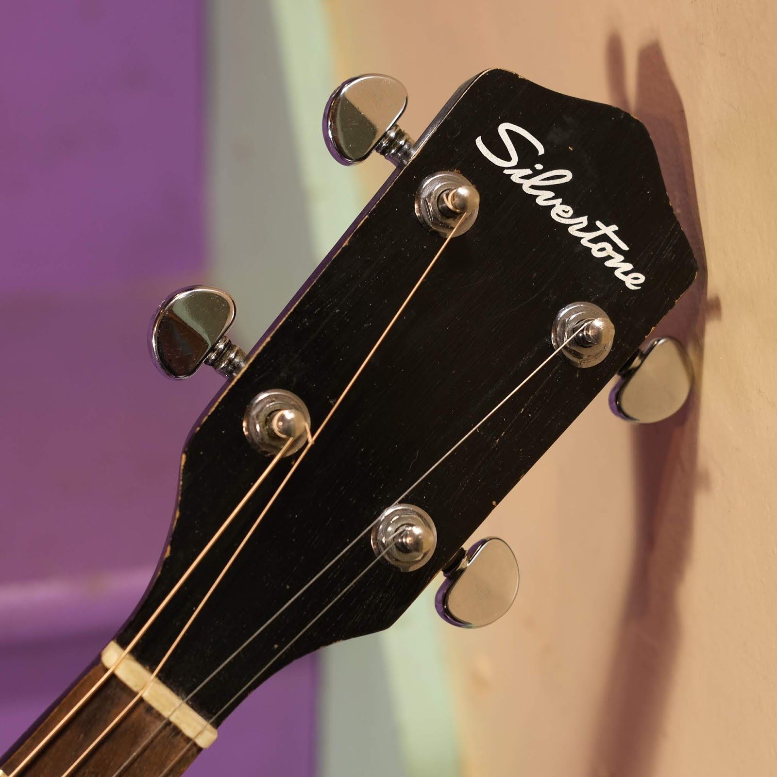 1950s Kay-made Silvertone Resonator Tenor Banjo