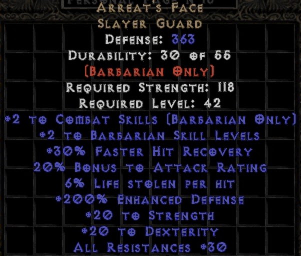 Best cRPGs: PERFECT ARREAT'S FACE, Diablo 2 Resurrected