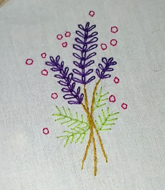 Sulaman Fantasi: SULAMAN FANTASI MOTIF BUNGA LAVENDER