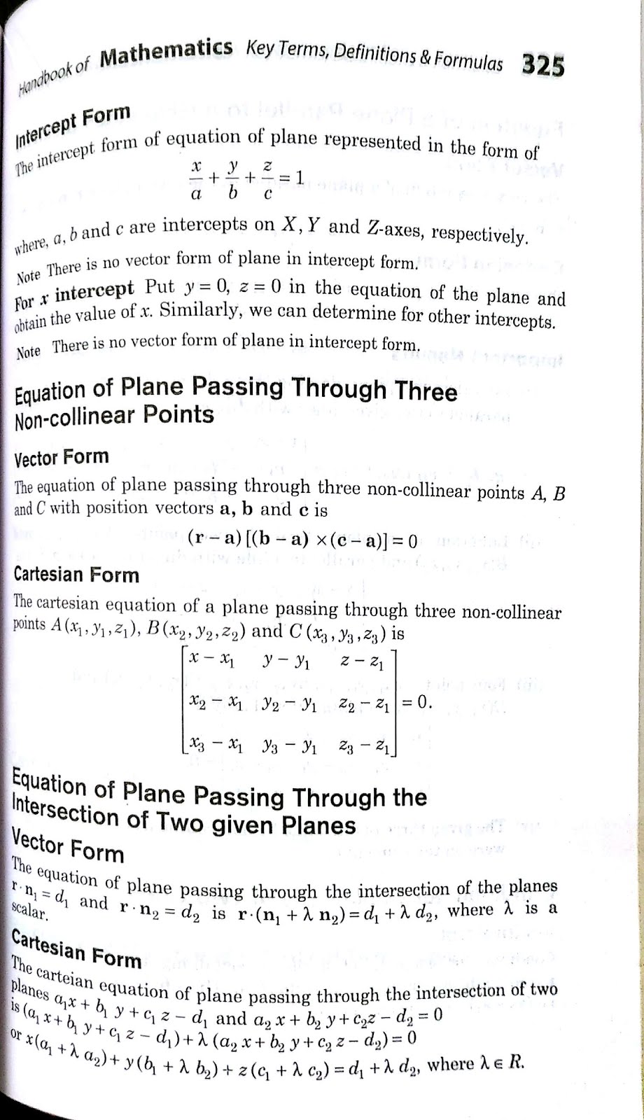 Geometry Formulas - Class 12 easy
