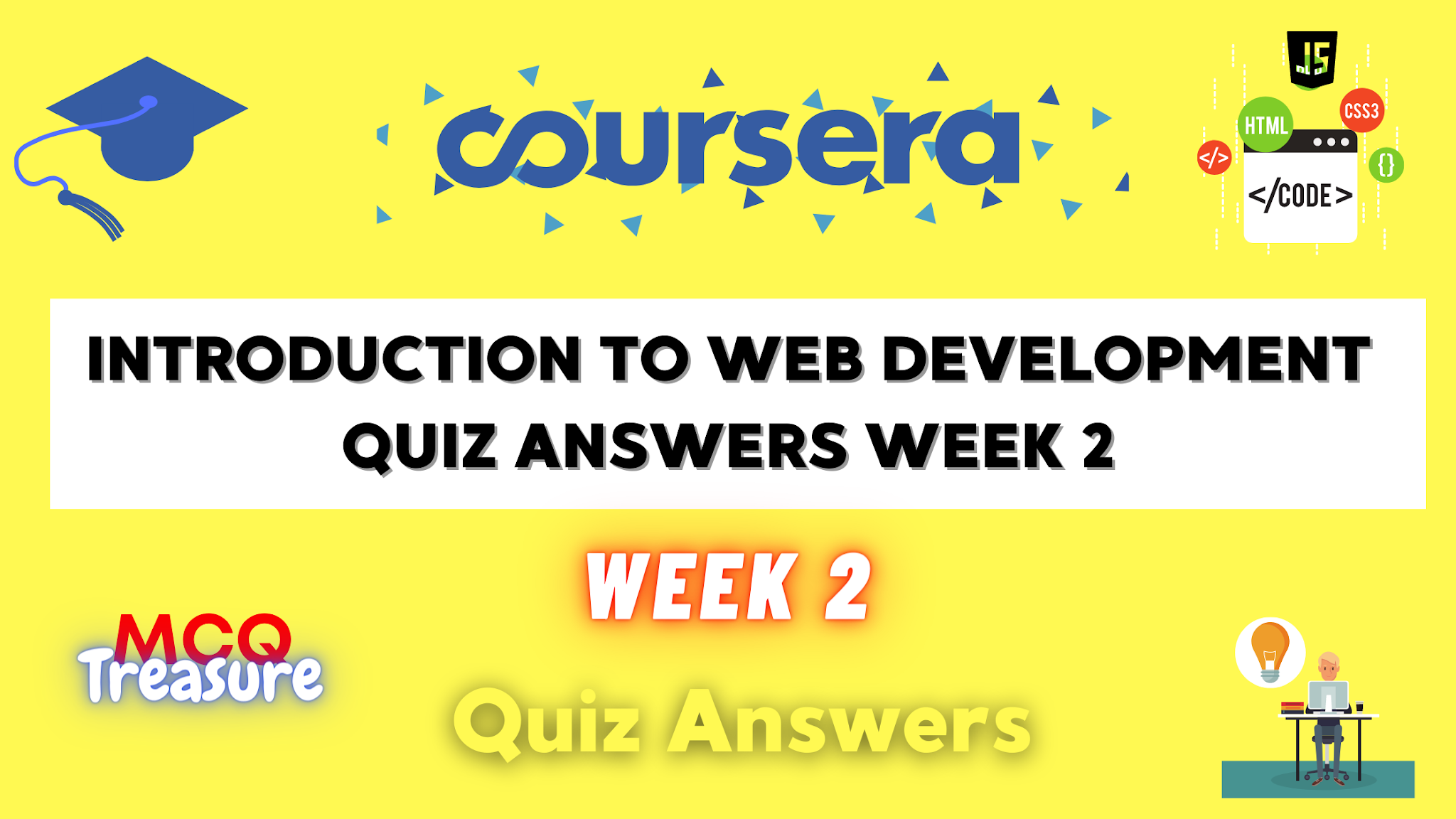 Introduction To Web Development Quiz Answers Week2 - MCQ Treasure Introduction To Web Development Quiz Answers Week2 - MCQ Treasure