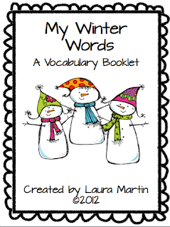 Classroom Freebies Too: My Winter Words Vocabulary Booklet
