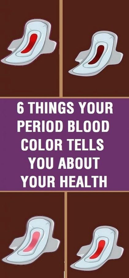 Color Of Period Blood And Woman Health - Healthy Lifestyle