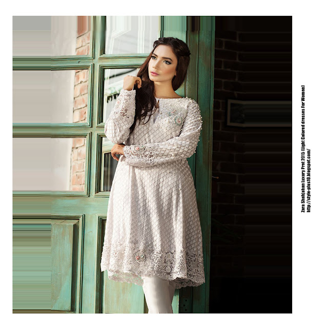 Light Colored Dresses Embellished With Adda Work From Zara Shahjahan ...