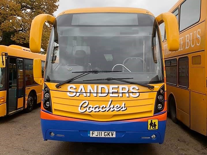 East Norfolk (and East Suffolk!) Bus Blog: Sanders Coaches ~ Recent ...