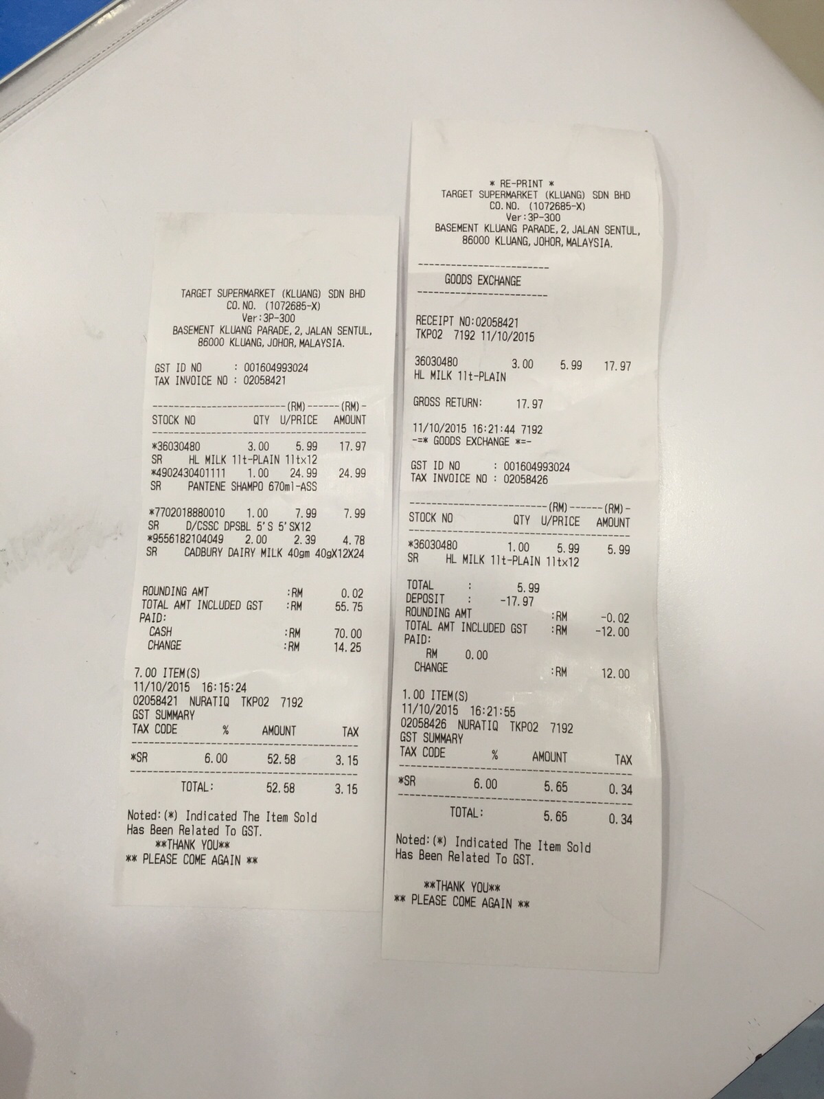 Periksa Resit Sebelum Meninggalkan Counter ! | Cerita Budak Sepet