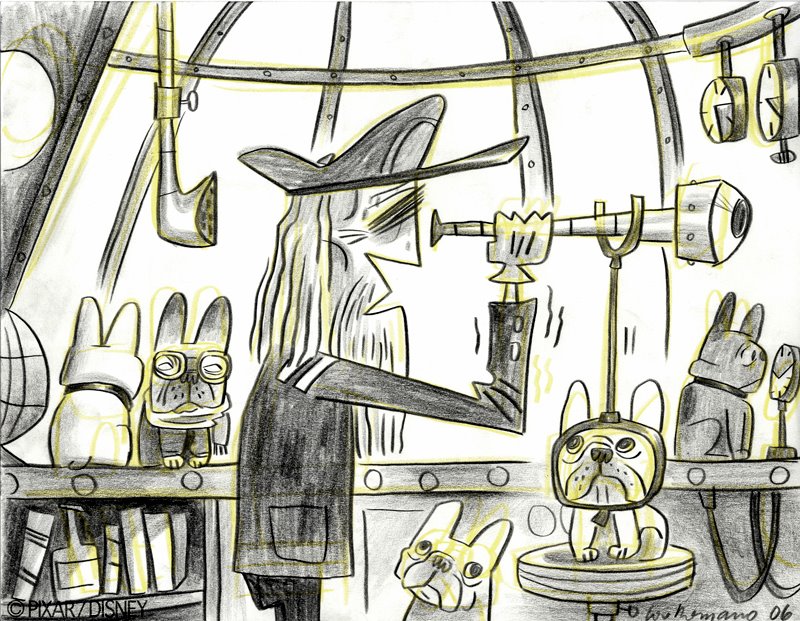 Living Lines Library: Up (2009) - Character Design