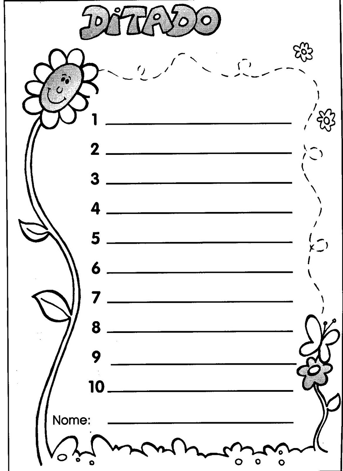 EDUCAÇÃO E ARTES: ATIVIDADES COM N INTERCALADO